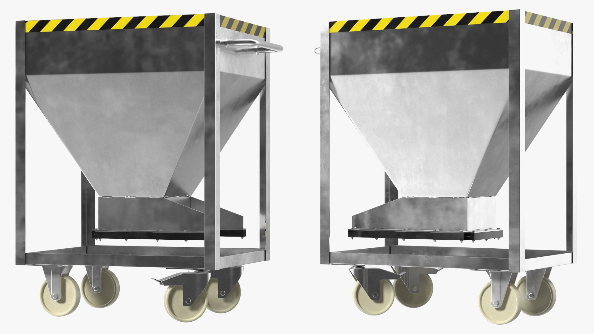 Silo Container with Slide Closure on Wheels model - TurboSquid 1759644