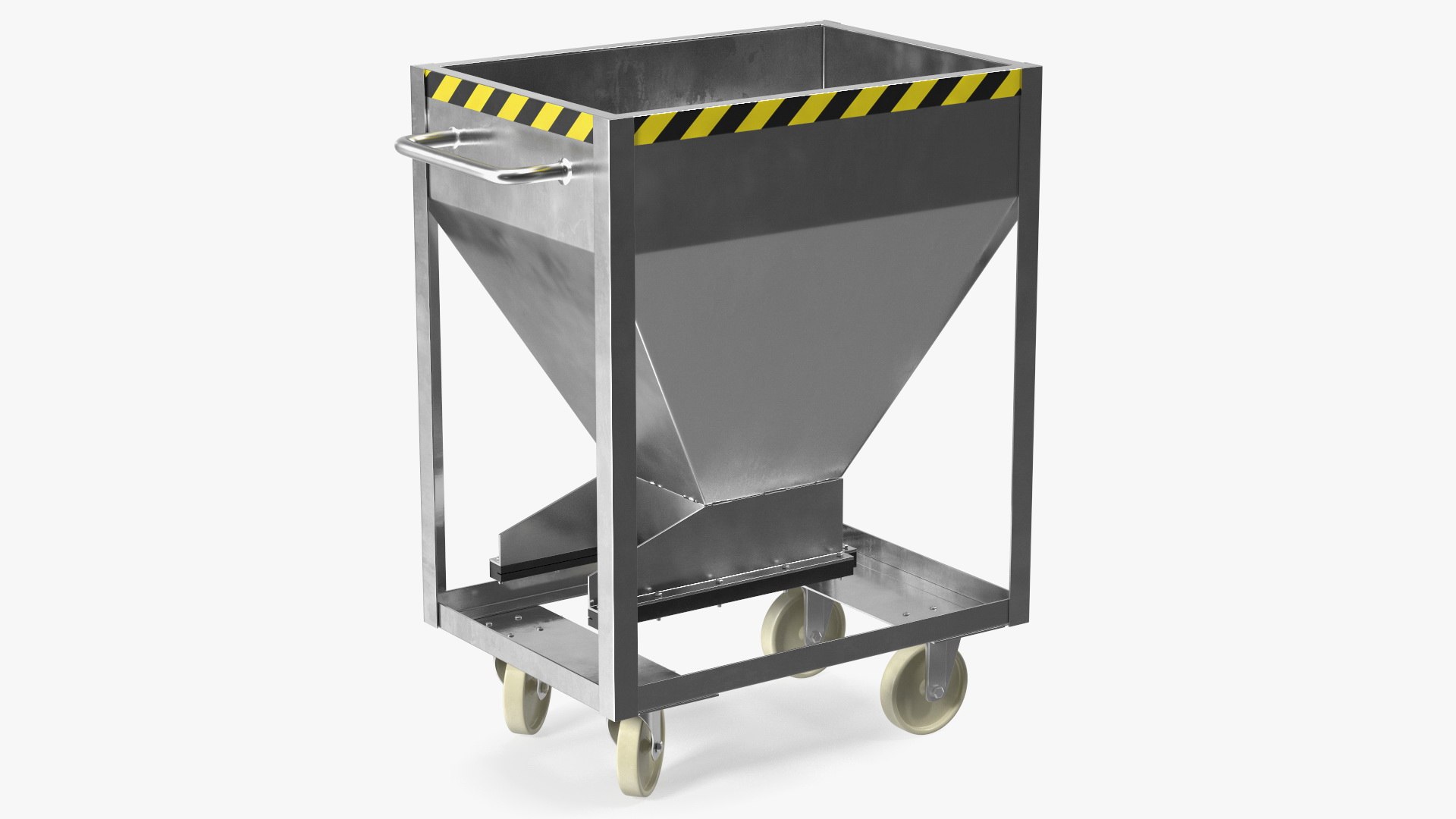 Silo Container with Slide Closure on Wheels model - TurboSquid 1759644