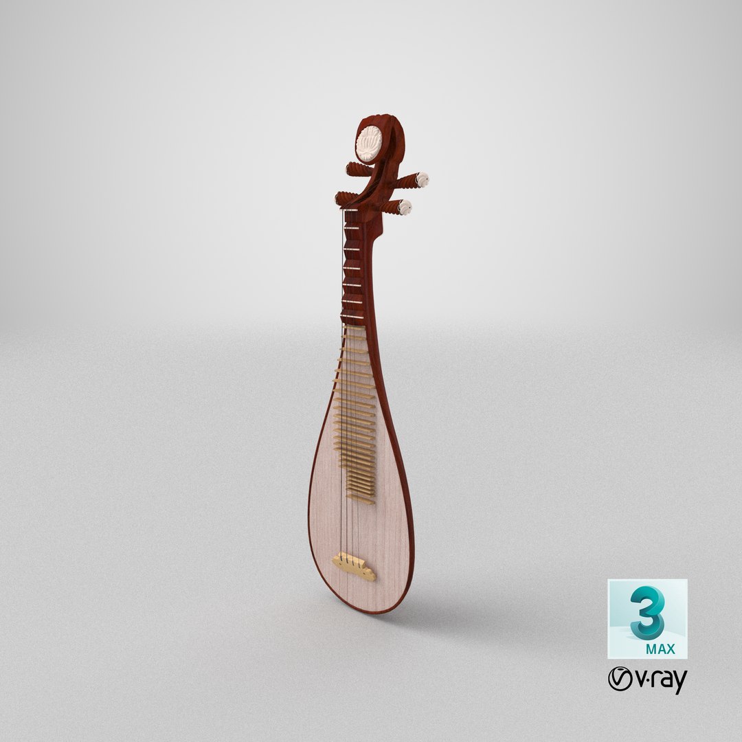 3D Traditional Chinese Pipa - TurboSquid 1620914