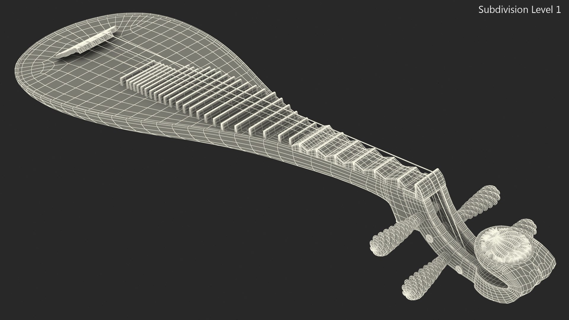 3D traditional chinese pipa - TurboSquid 1620914