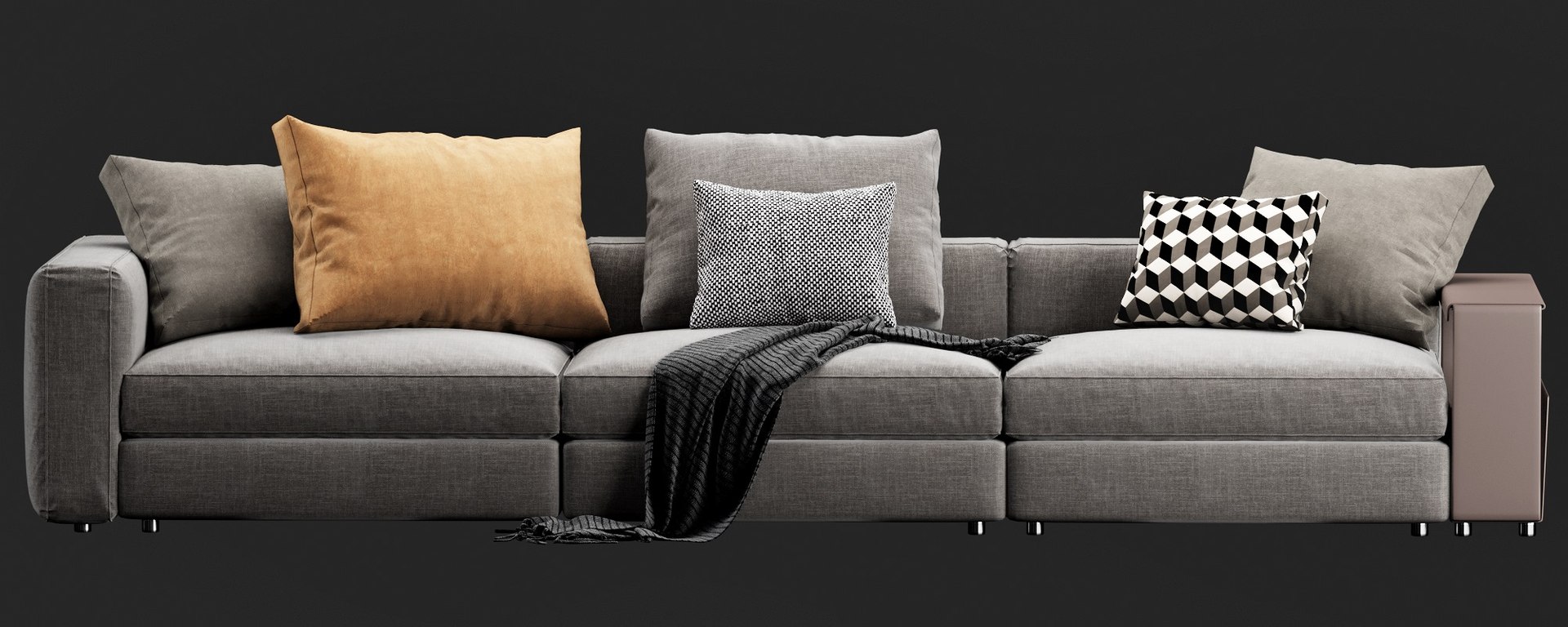 Flexform Harper 3D model - TurboSquid 1845635