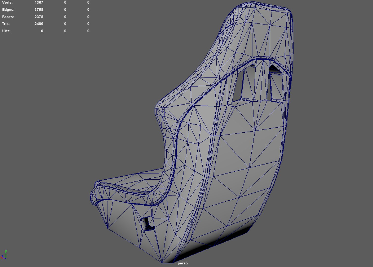 3D Car Seat 08 Model - TurboSquid 1830732