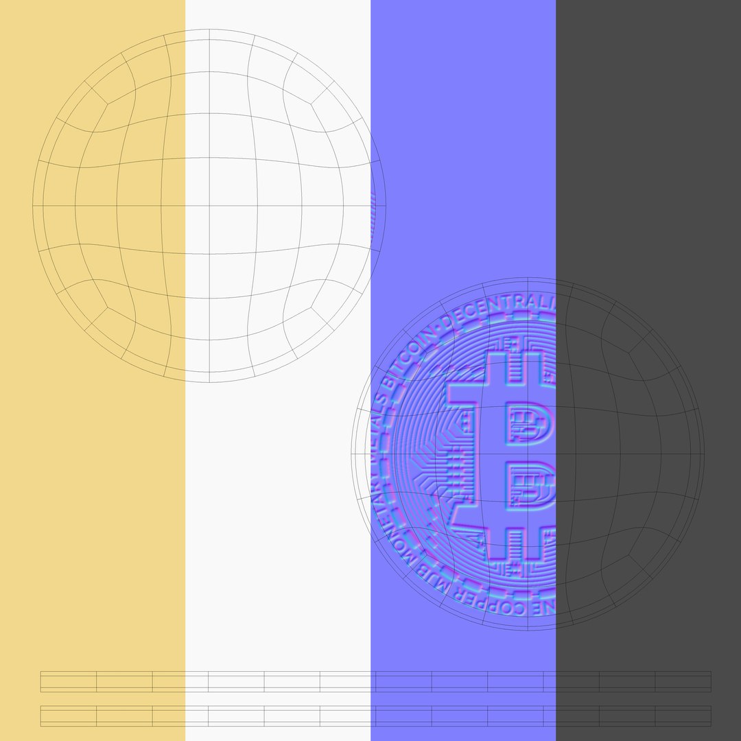 3D Bitcoin Pile - TurboSquid 1641163