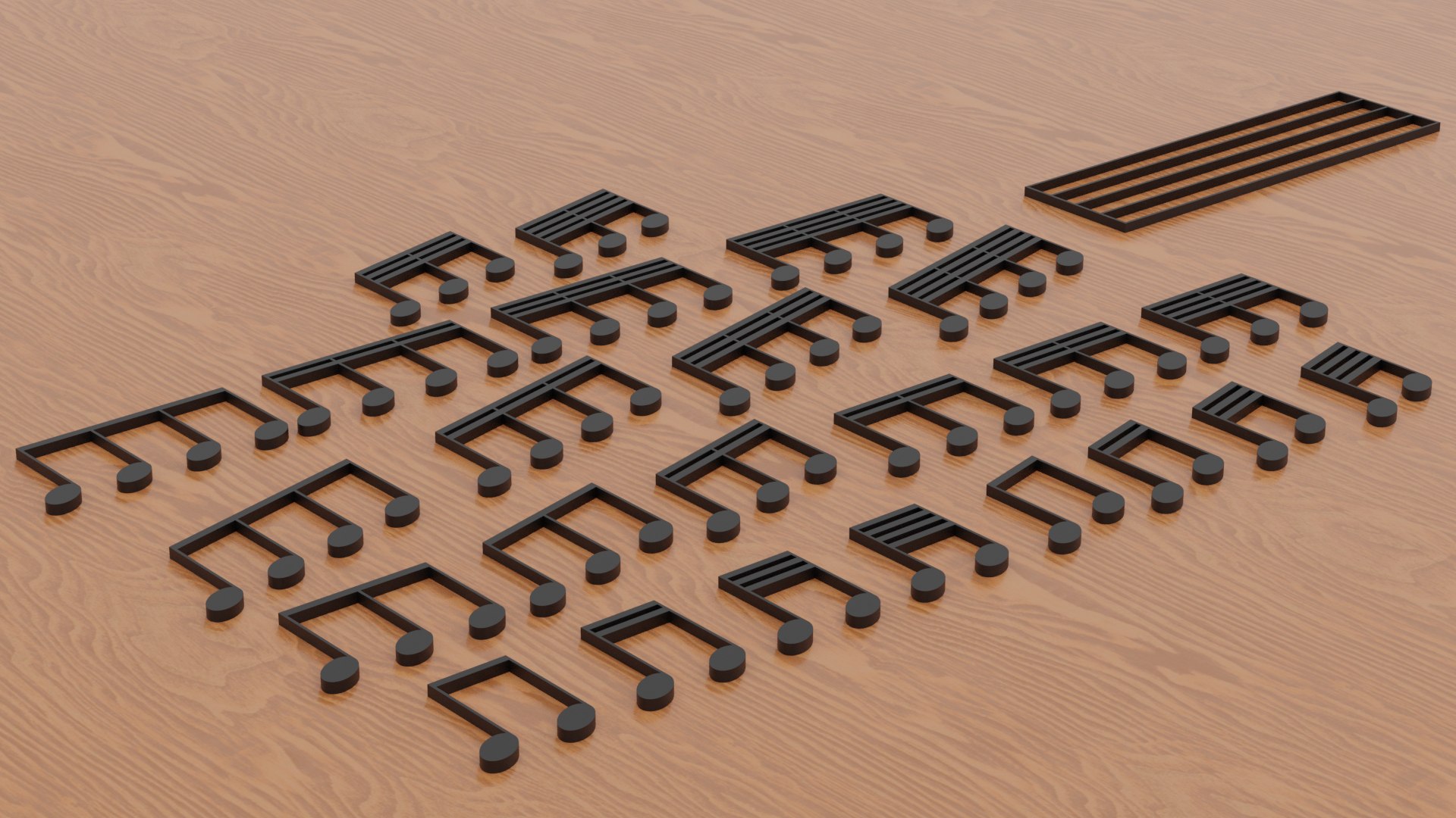 3D Musical Notes 2 Model - TurboSquid 1791889