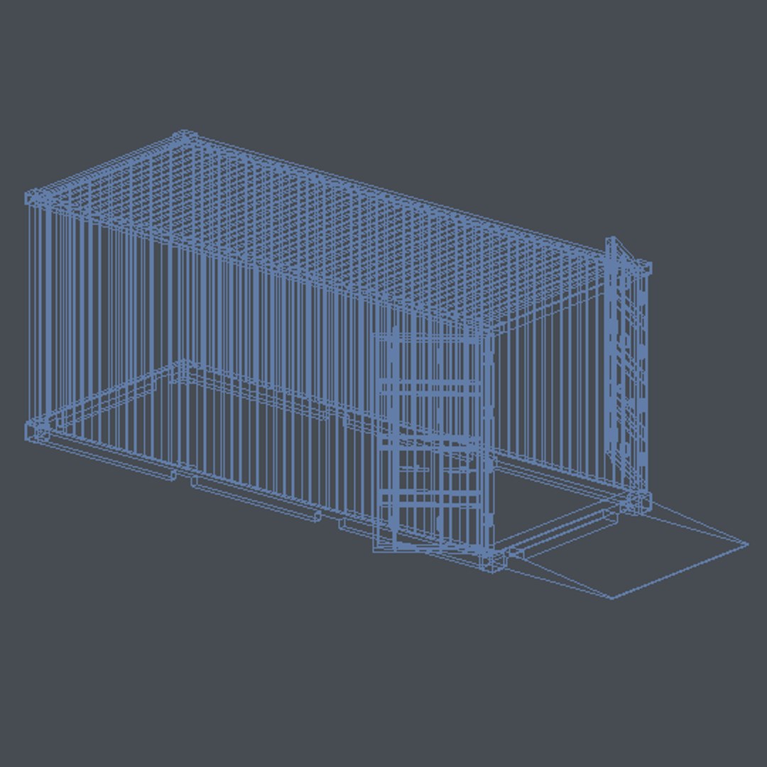 Open container 3D - TurboSquid 1224304