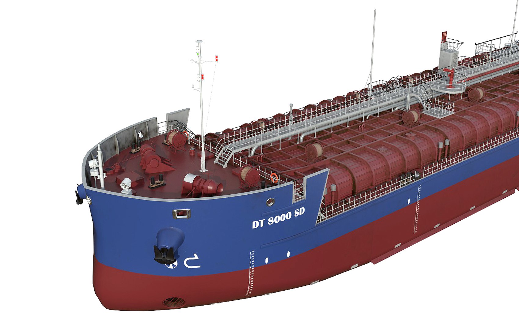 Oil Tanker 3D Model - TurboSquid 1521269