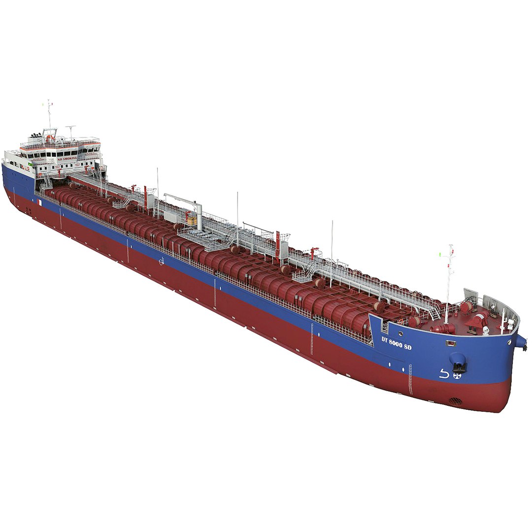 Oil Tanker 3D Model - TurboSquid 1521269
