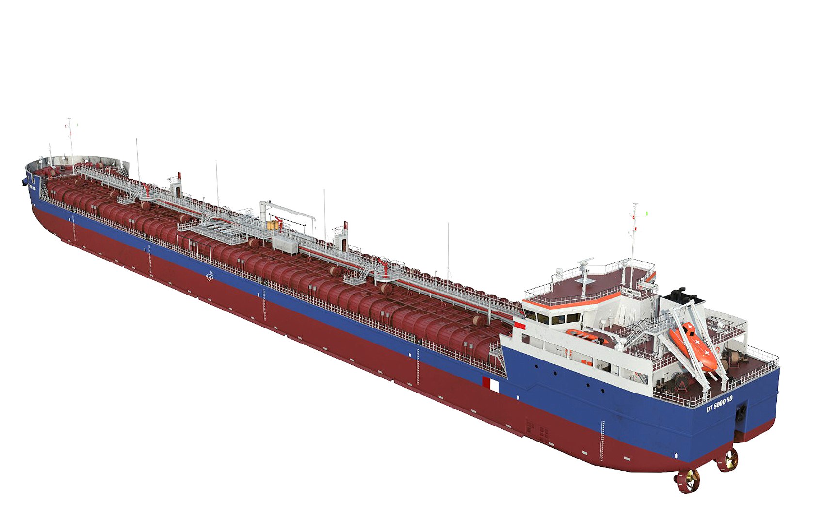 Oil Tanker 3D Model - TurboSquid 1521269