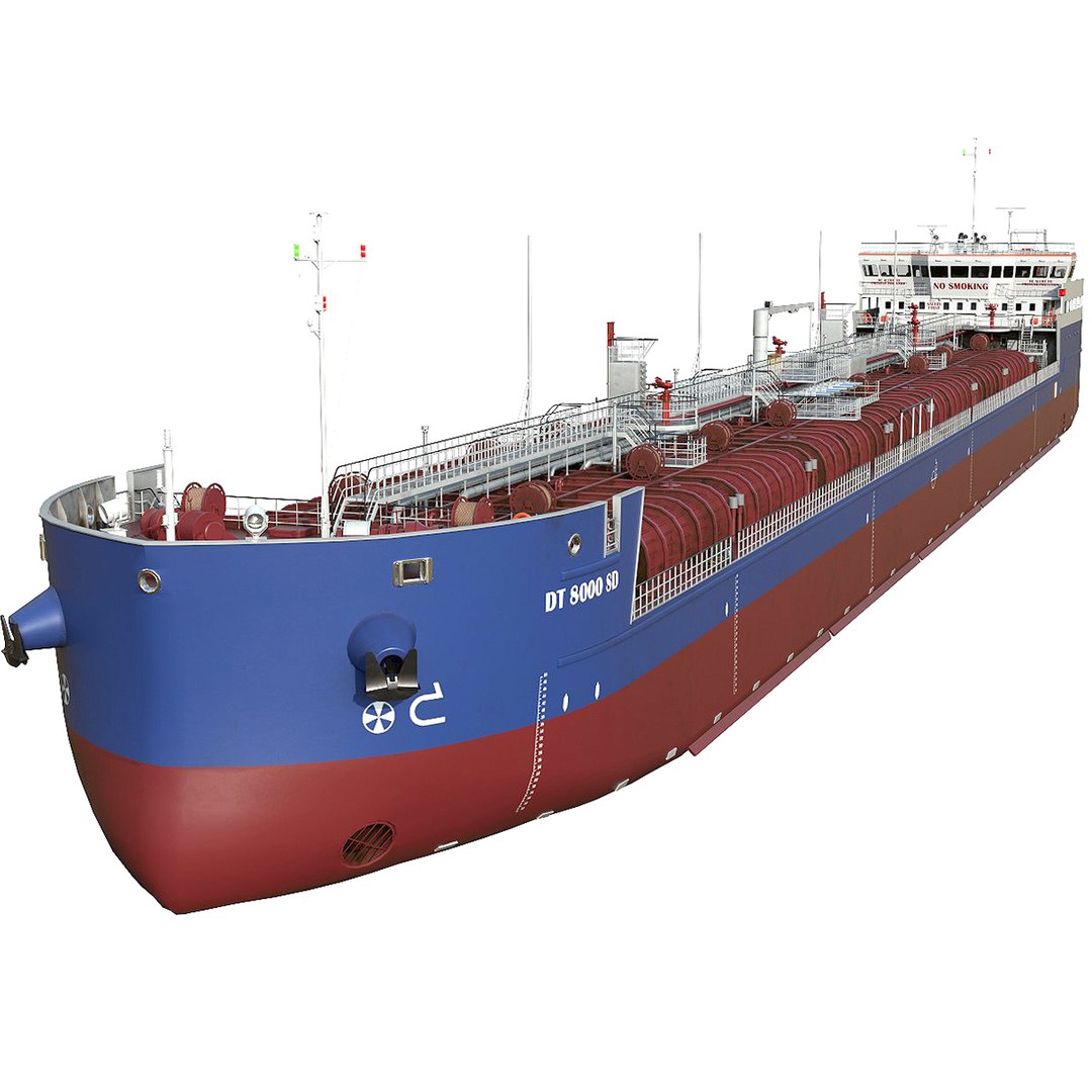 Oil Tanker 3D Model - TurboSquid 1521269