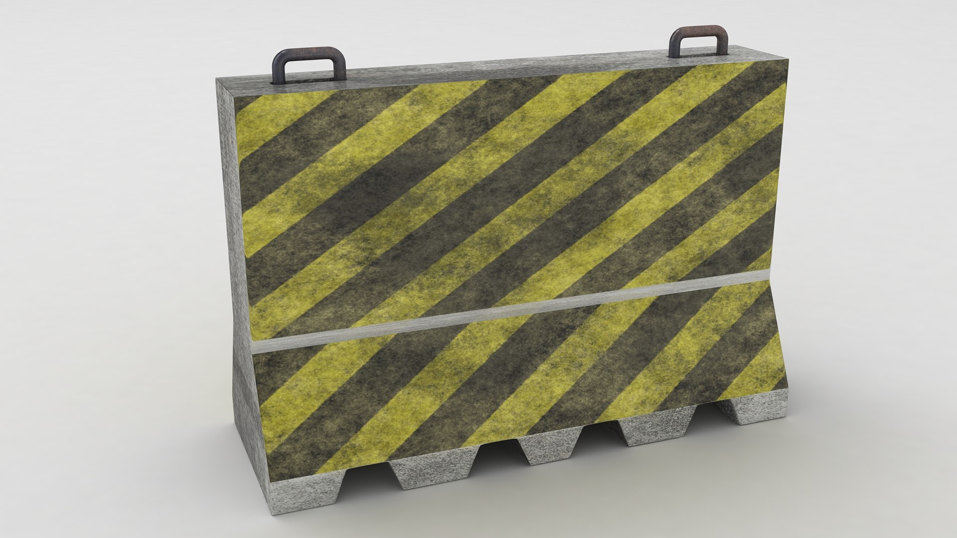Concrete Barrier 3D Model - TurboSquid 1960348