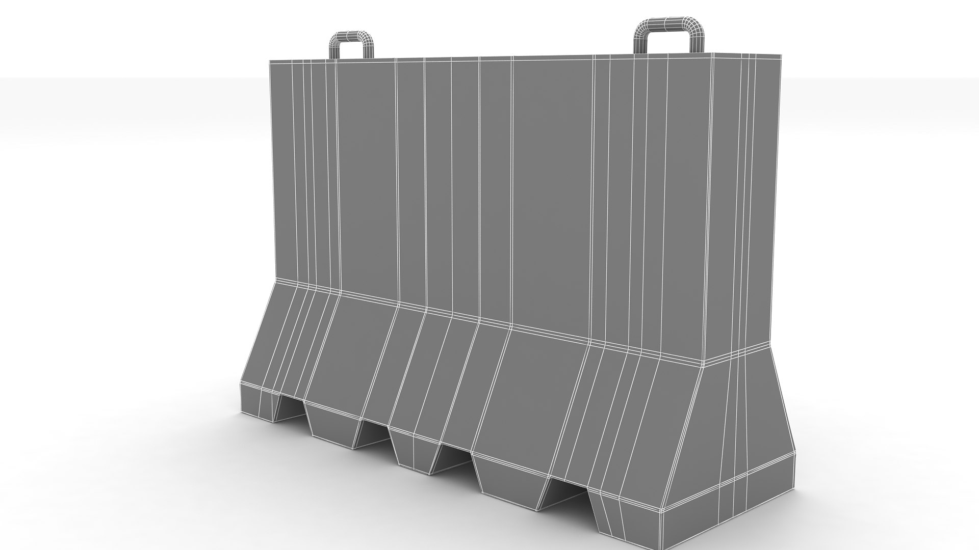 Concrete Barrier 3D Model - TurboSquid 1960348