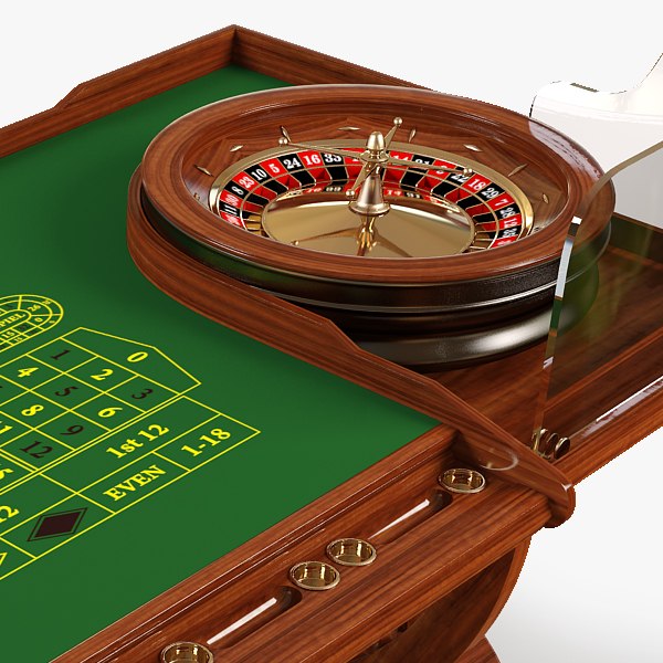3d model roulette