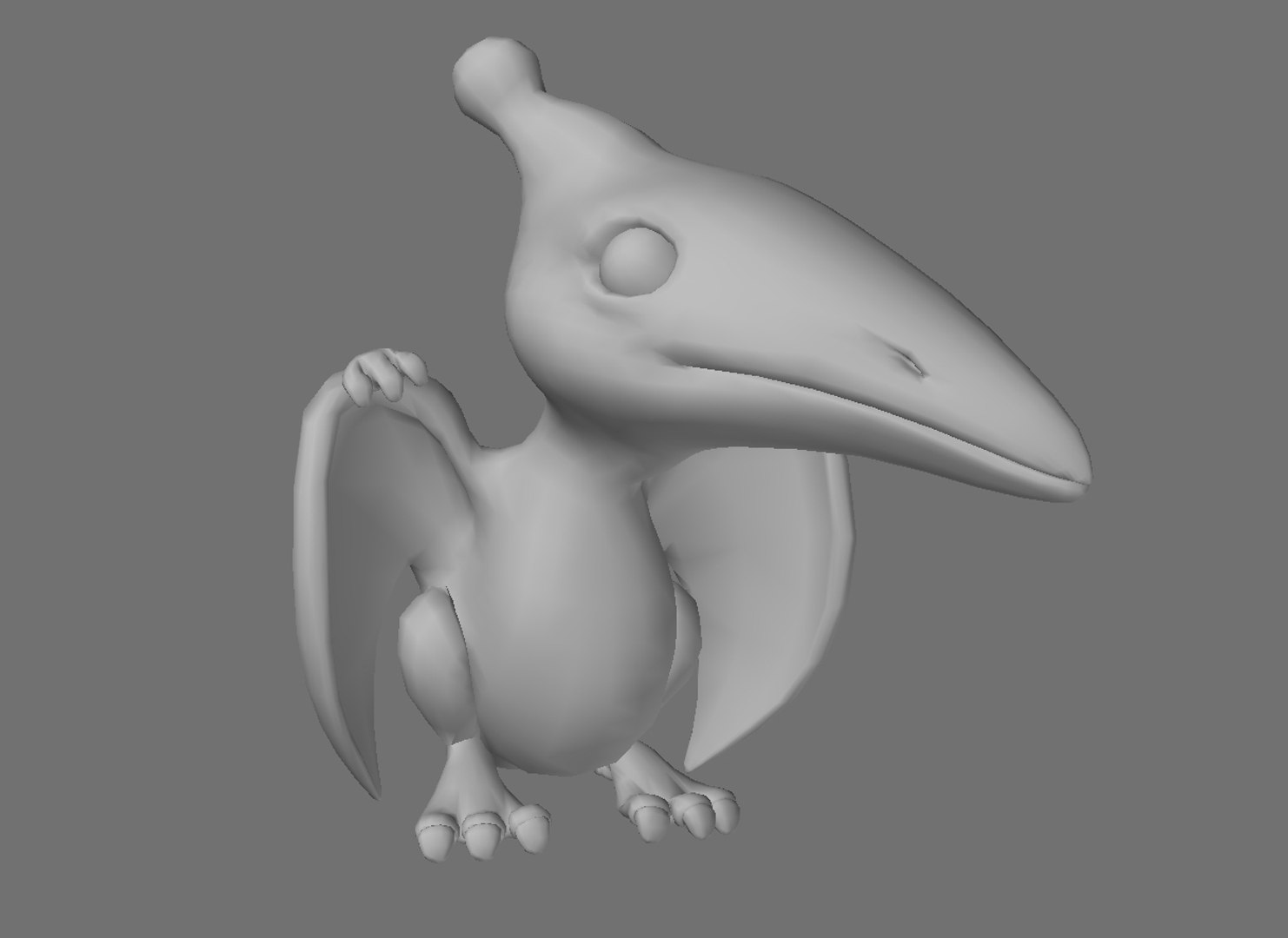 dino pterodactyl obj