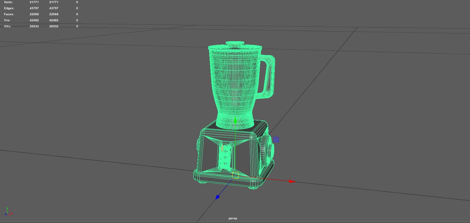 3D Electric Kitchen Blender PBR Game Ready Model - TurboSquid 2119419