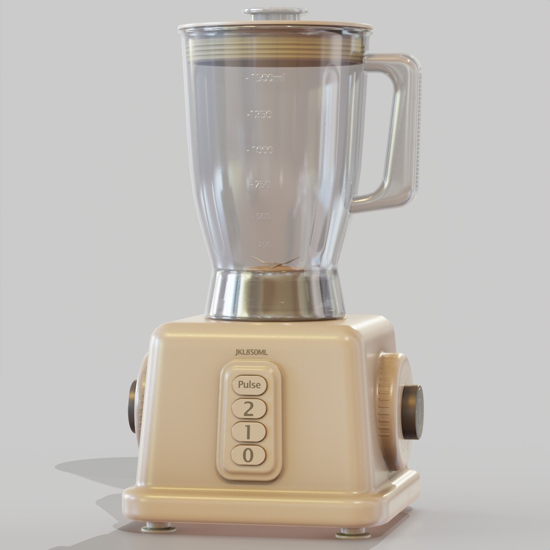 3D Electric Kitchen Blender PBR Game Ready Model - TurboSquid 2119419