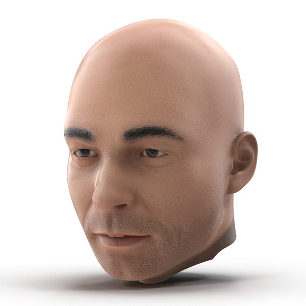 3ds max male rigged heads