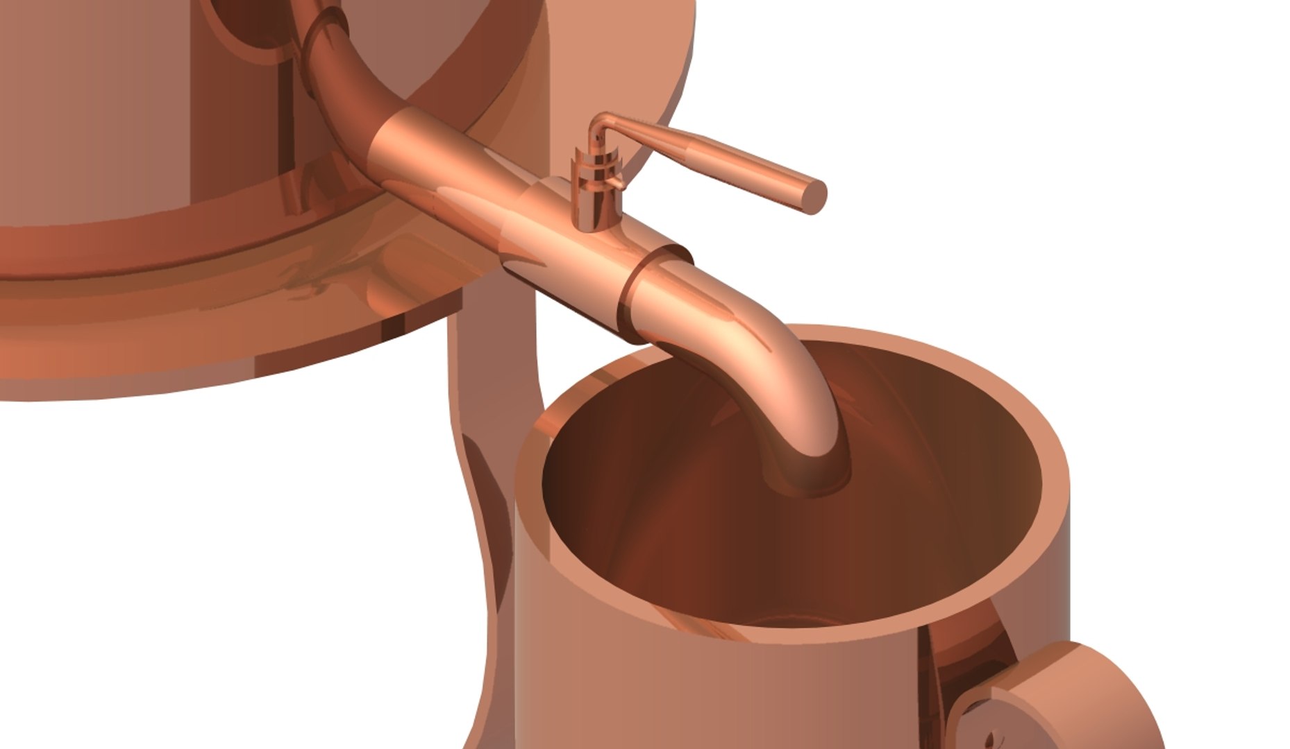 Copper Distiller 3d Model