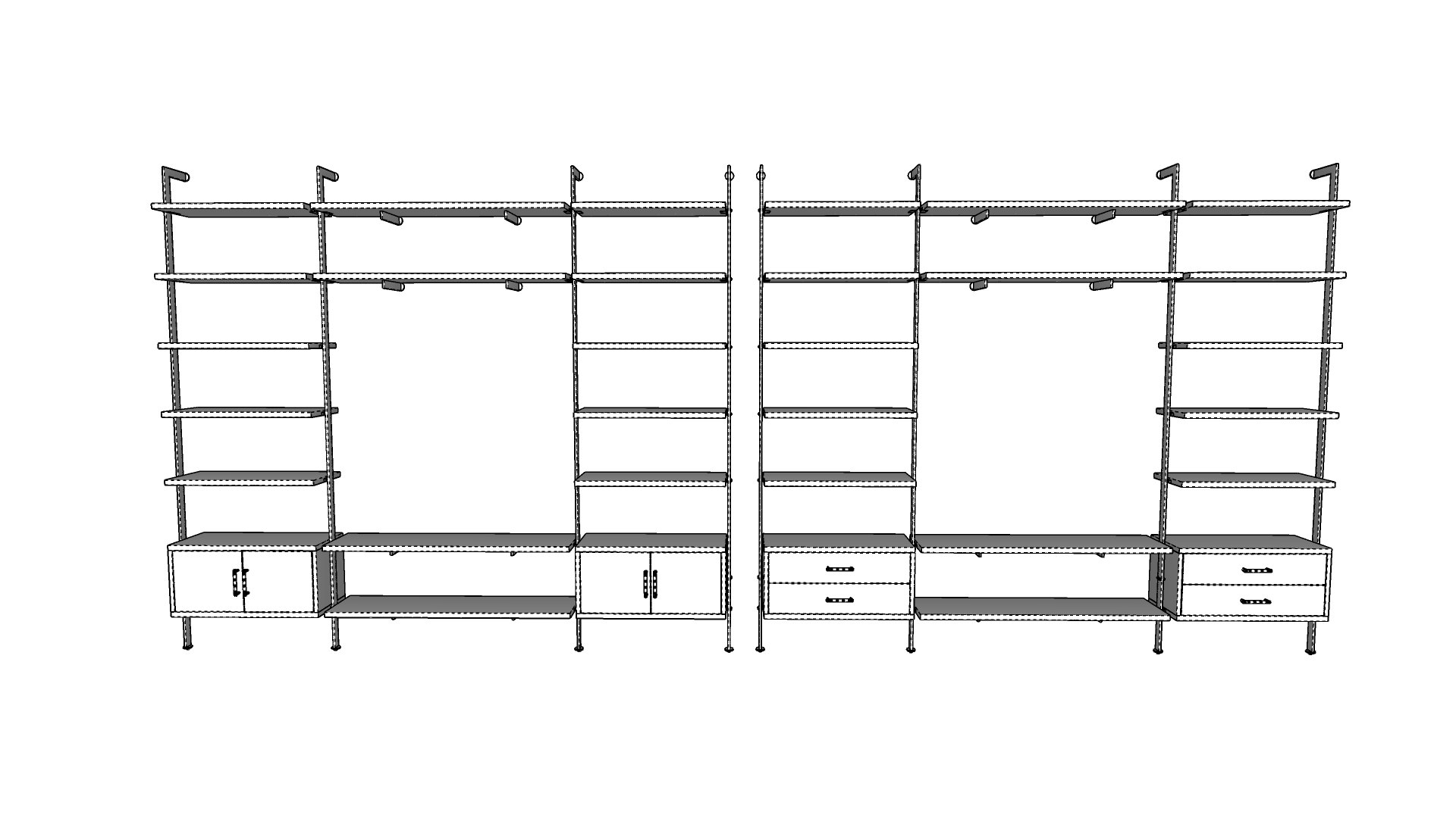 3D Holgate Triple Modular Media Unit - TurboSquid 2231239