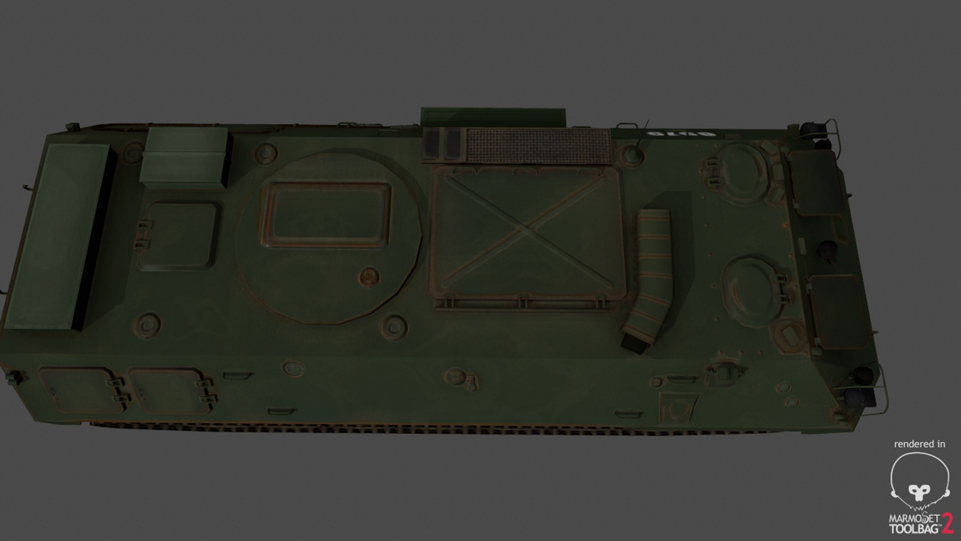 Mt-lbu Amphibious Armoured 3d Model