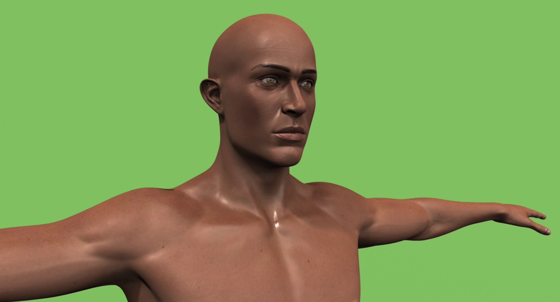 Realistic Male Character Body Model - TurboSquid 1313547