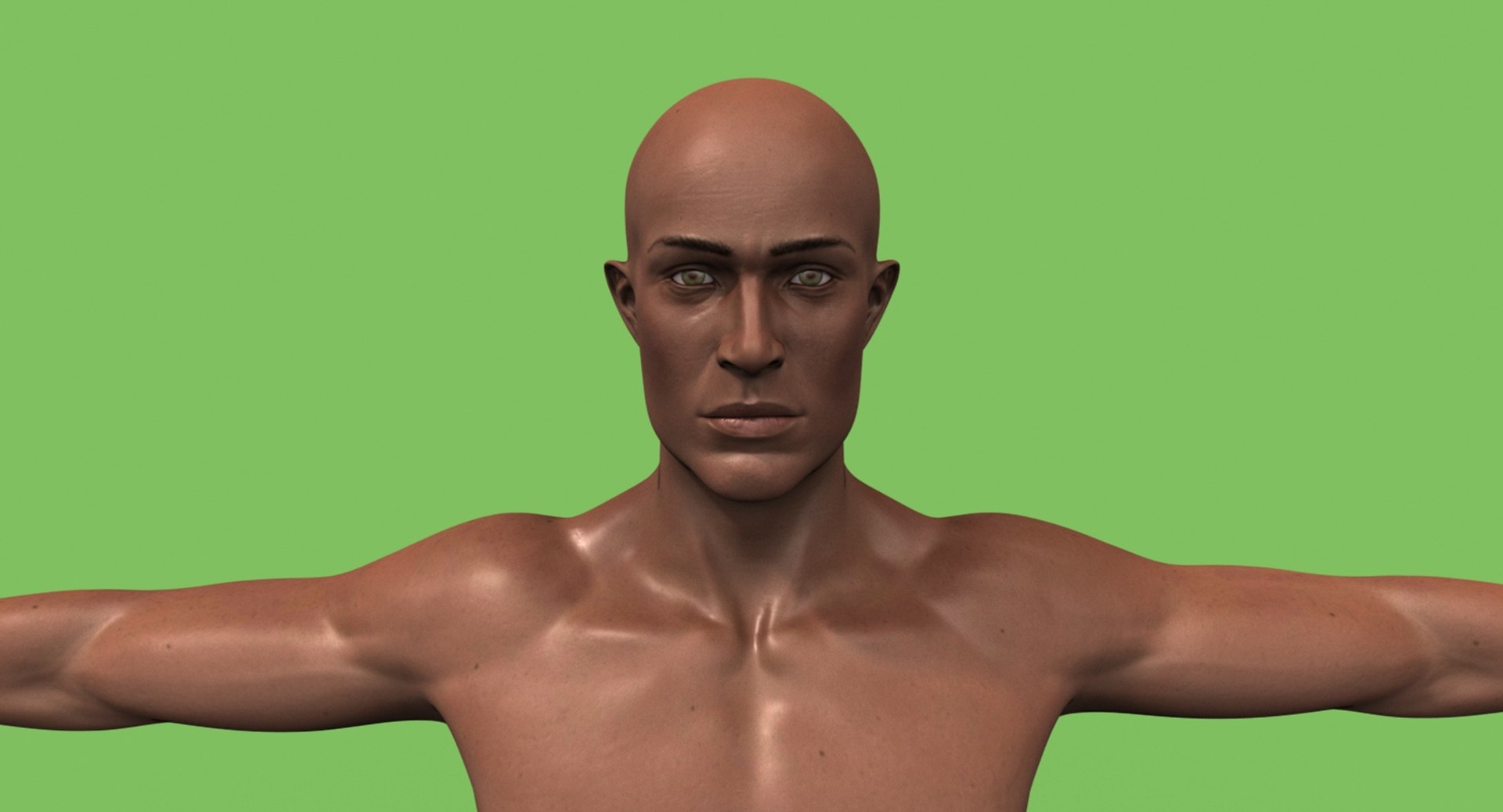 Realistic Male Character Body Model - TurboSquid 1313547