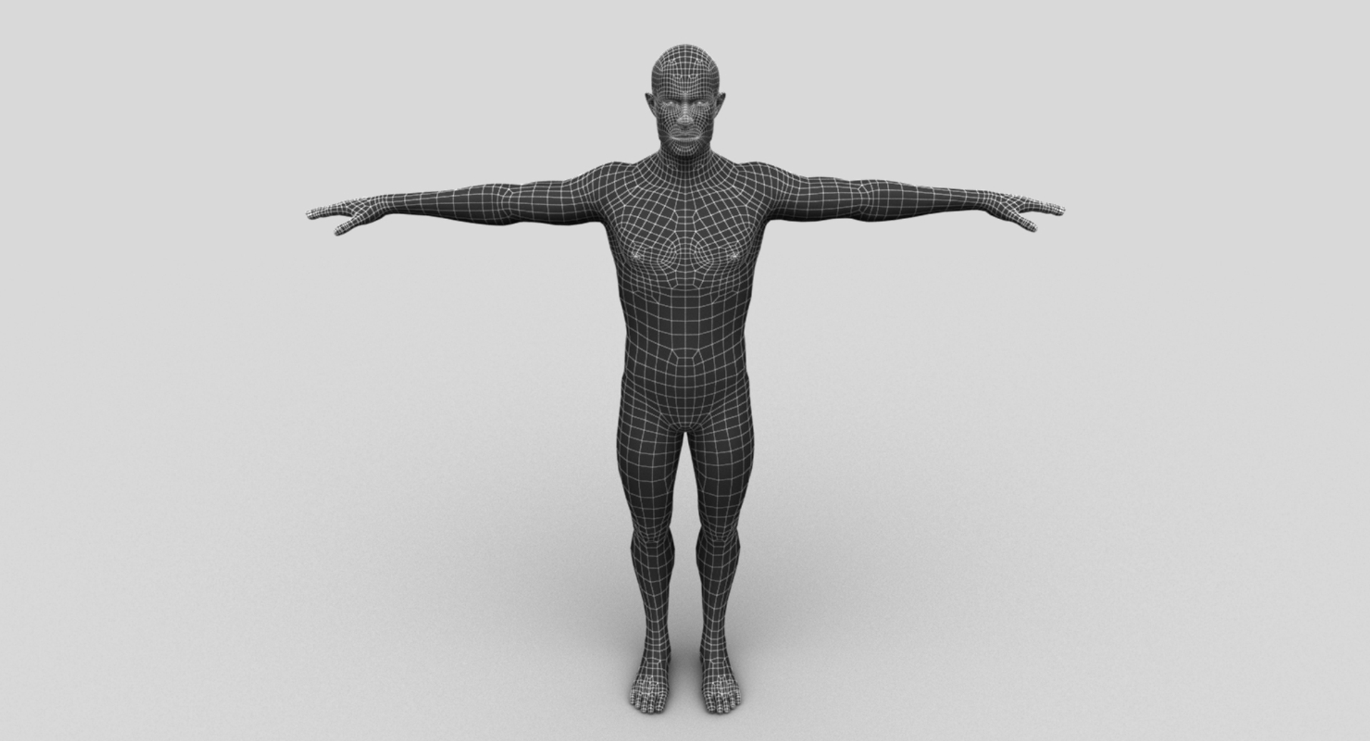 Realistic male character body model - TurboSquid 1313547
