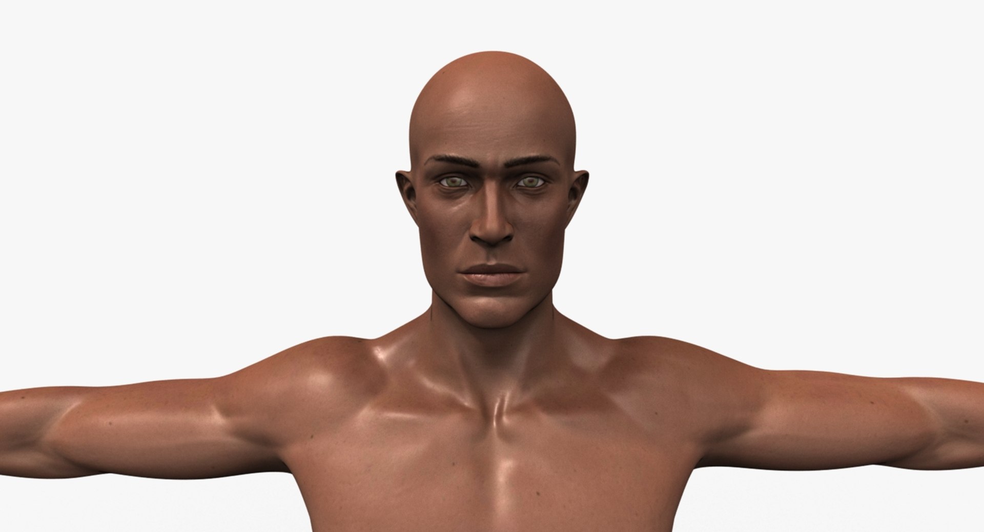 Realistic male character body model - TurboSquid 1313547