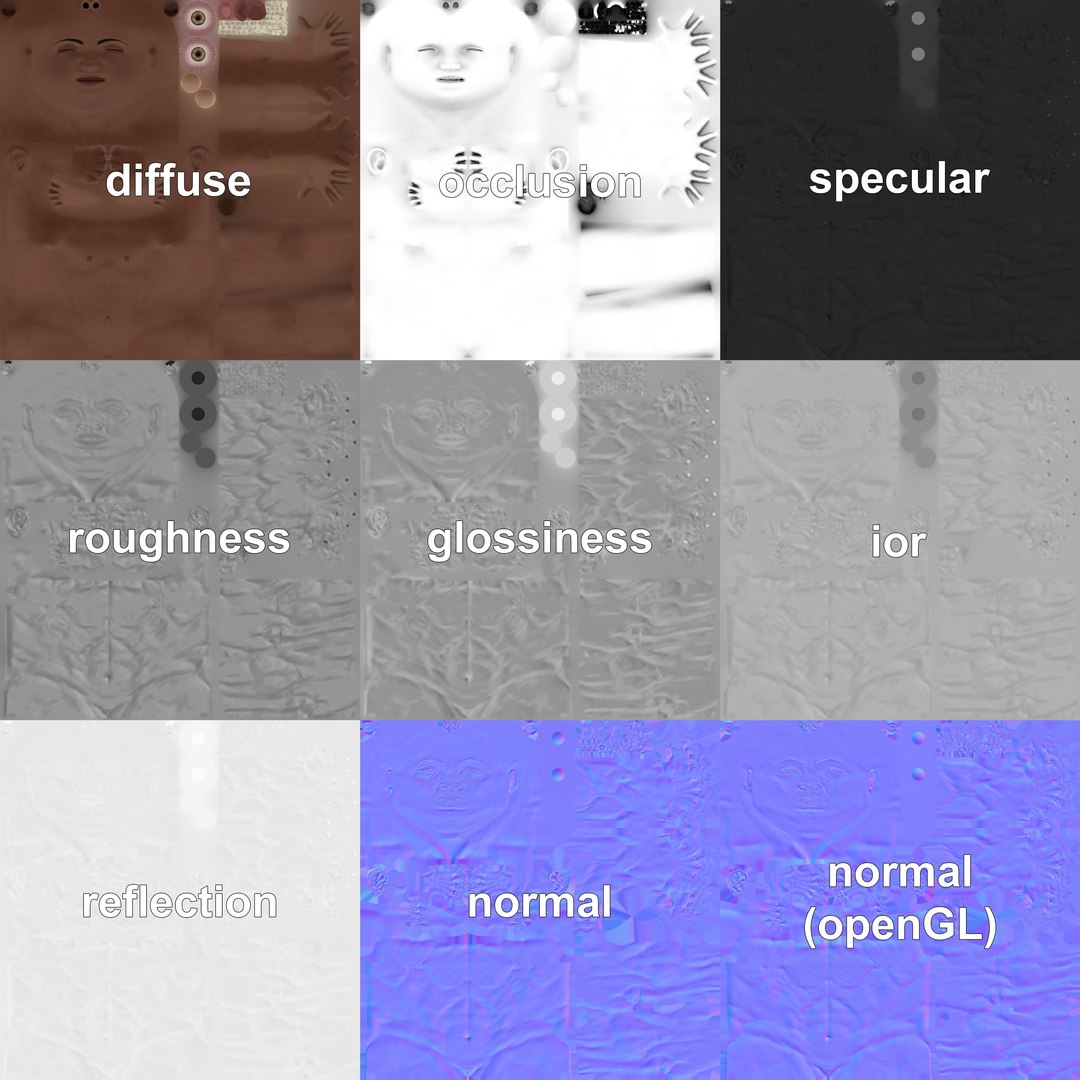 Realistic male character body model - TurboSquid 1313547