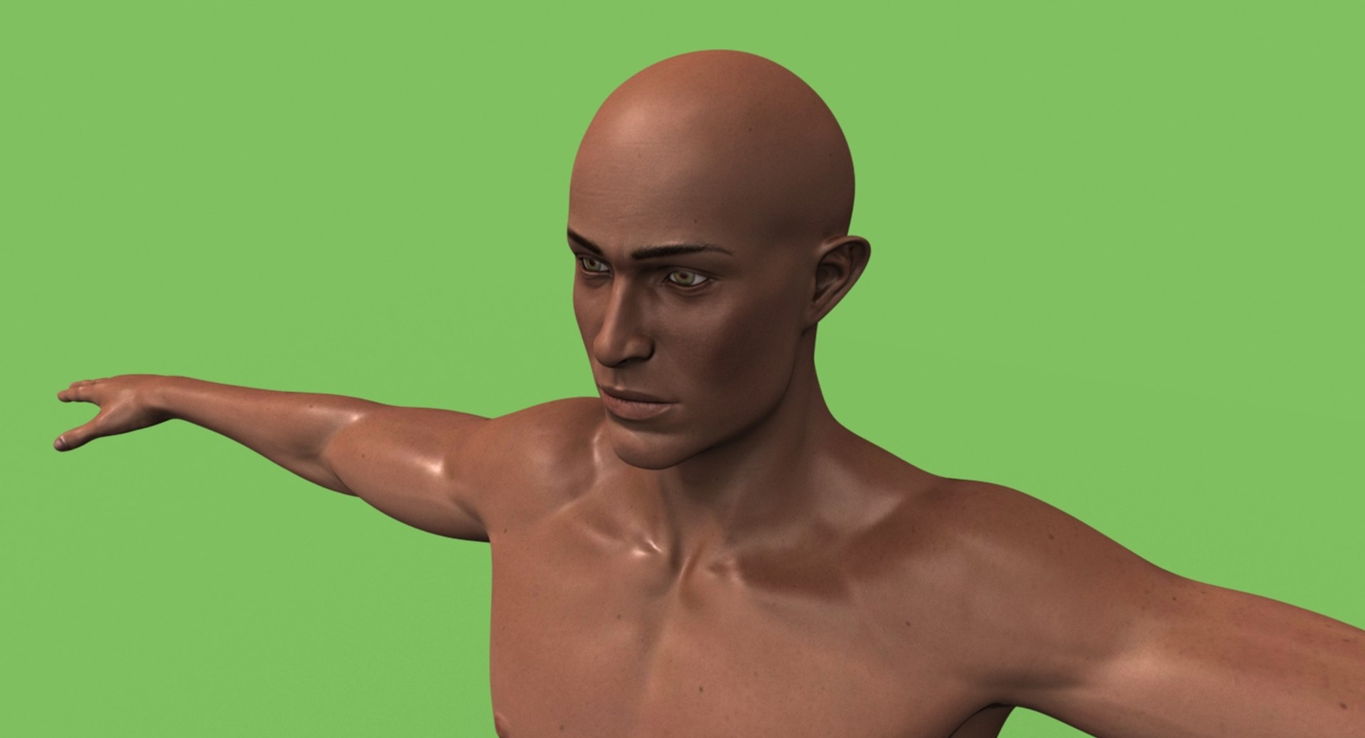 Realistic Male Character Body Model - TurboSquid 1313547