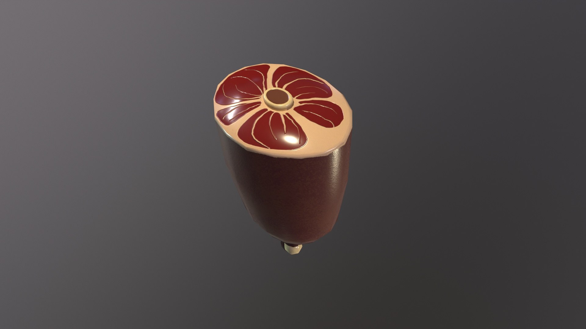 Smoked Ham Leg Cut Jamon Stylized Lowpoly Handpainted Asset Low-poly 3D ...