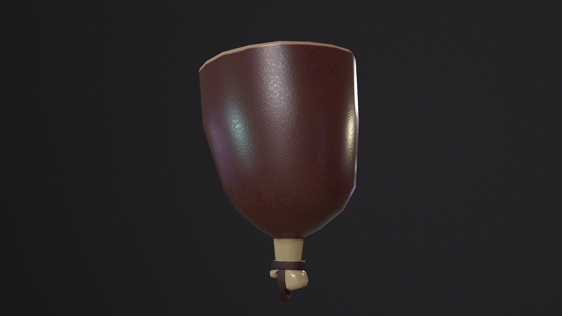 Smoked Ham Leg Cut Jamon Stylized Lowpoly Handpainted Asset Low-poly 3D ...