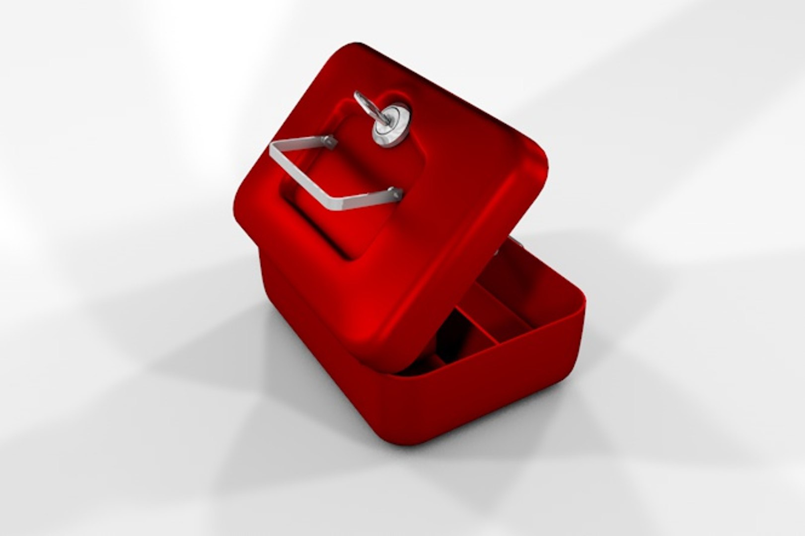 petty cash box 3d 3ds