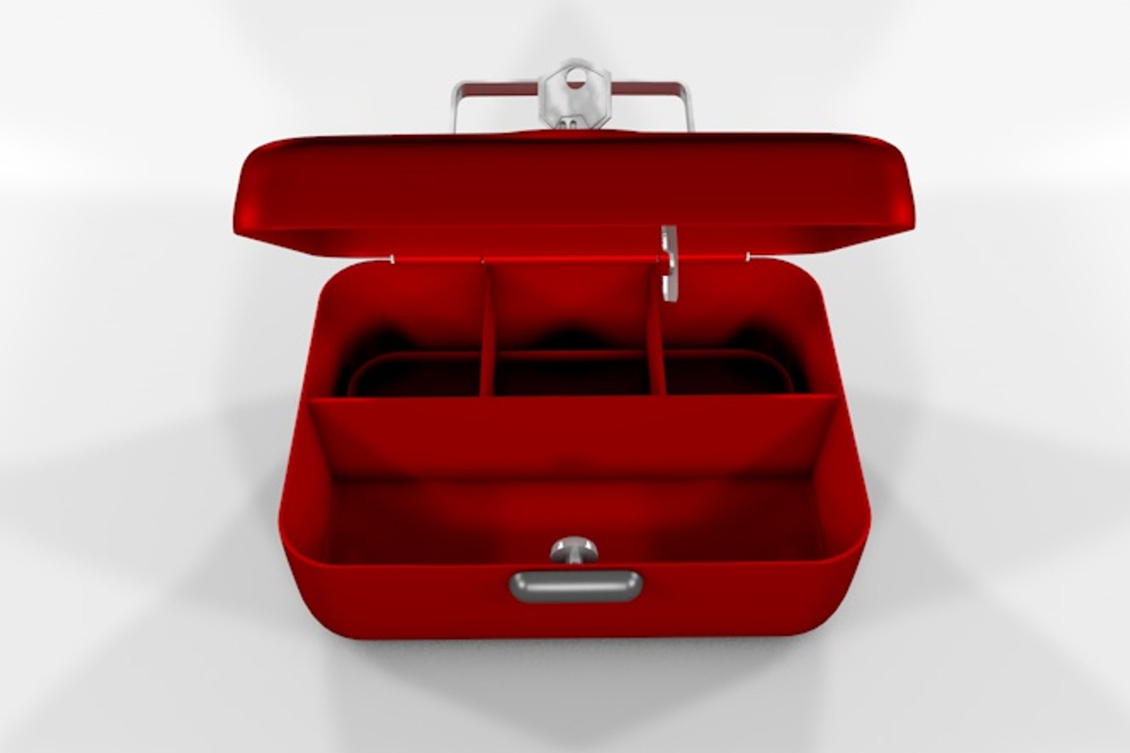 petty cash box 3d 3ds