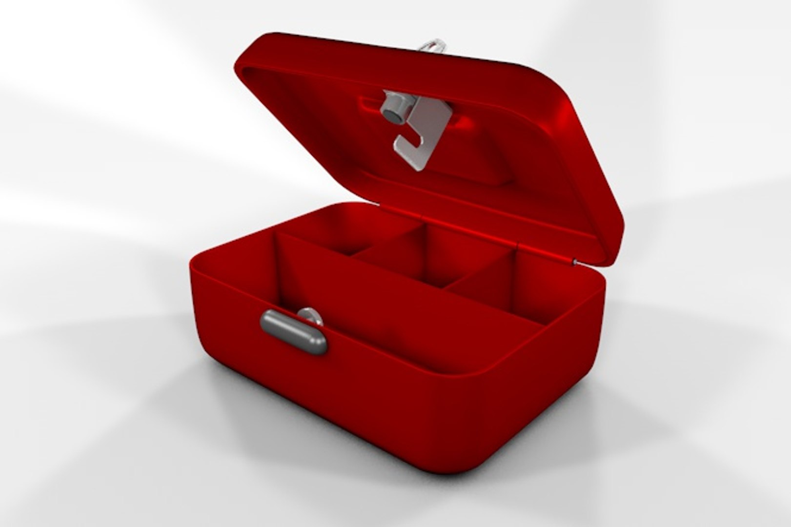 petty cash box 3d 3ds