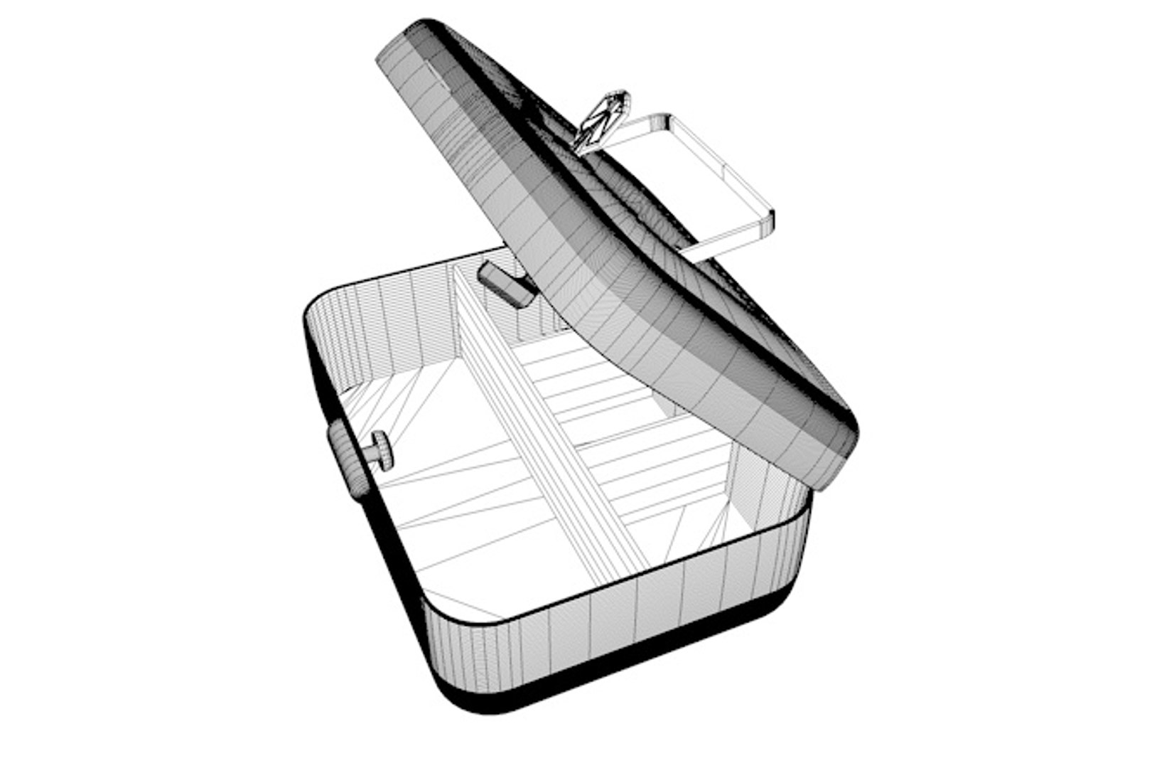 petty cash box 3d 3ds