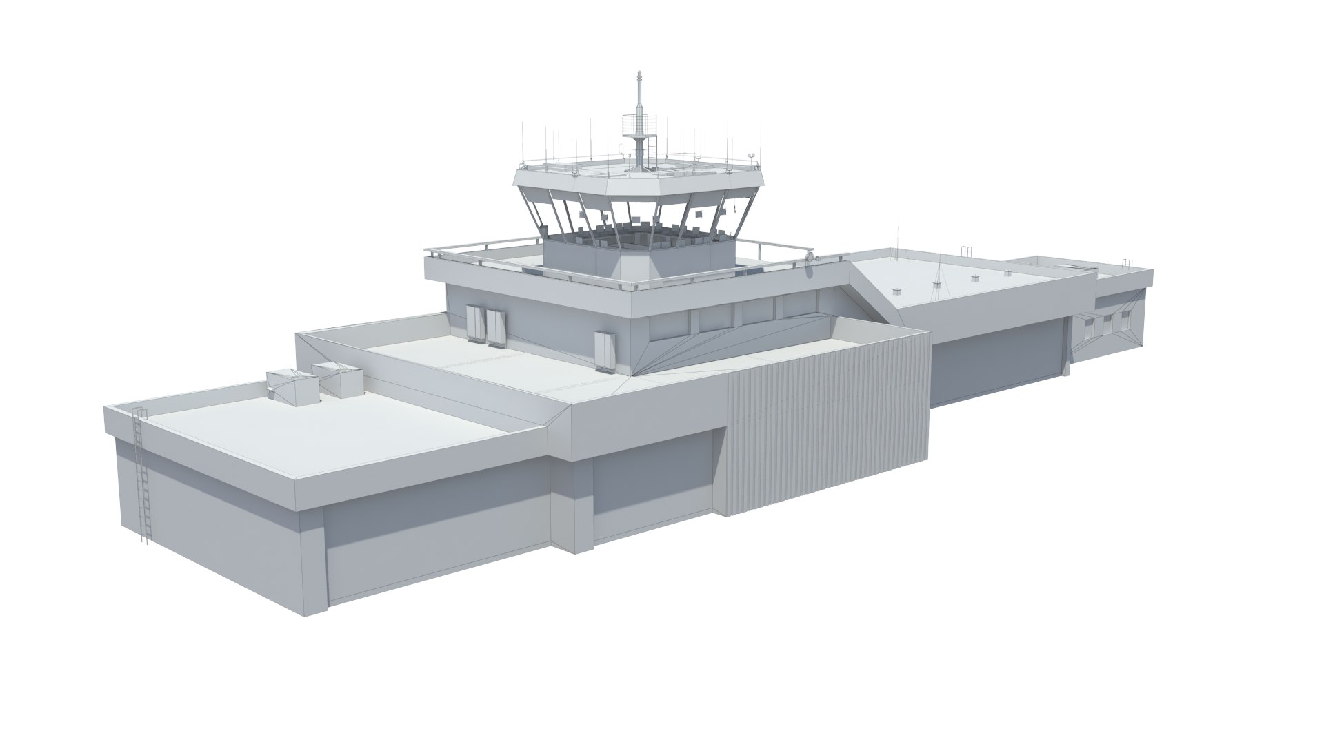 Airport ATC buildings Set 3D - TurboSquid 2114256