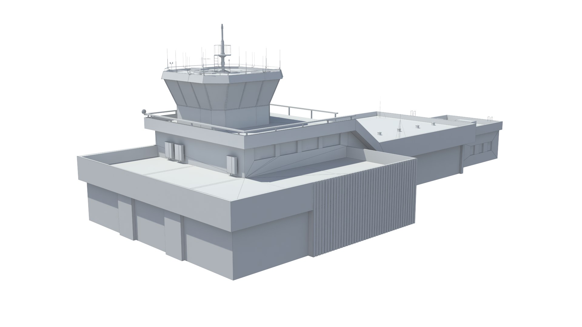 Airport ATC buildings Set 3D - TurboSquid 2114256
