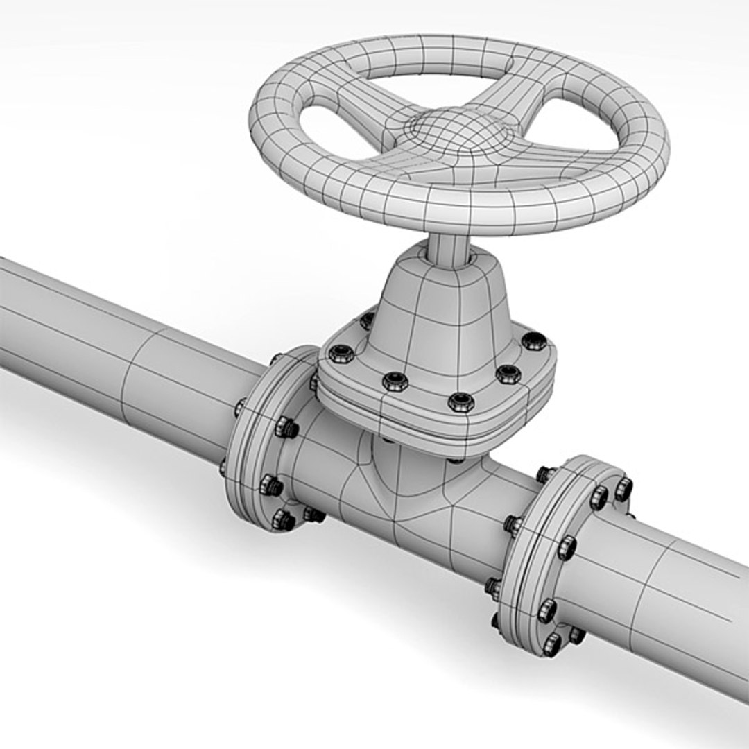 3d Model Hydraulic Valve