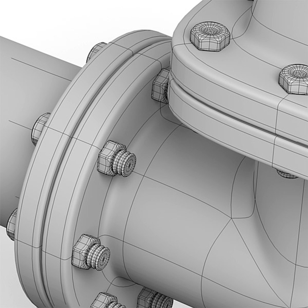 3d Model Hydraulic Valve