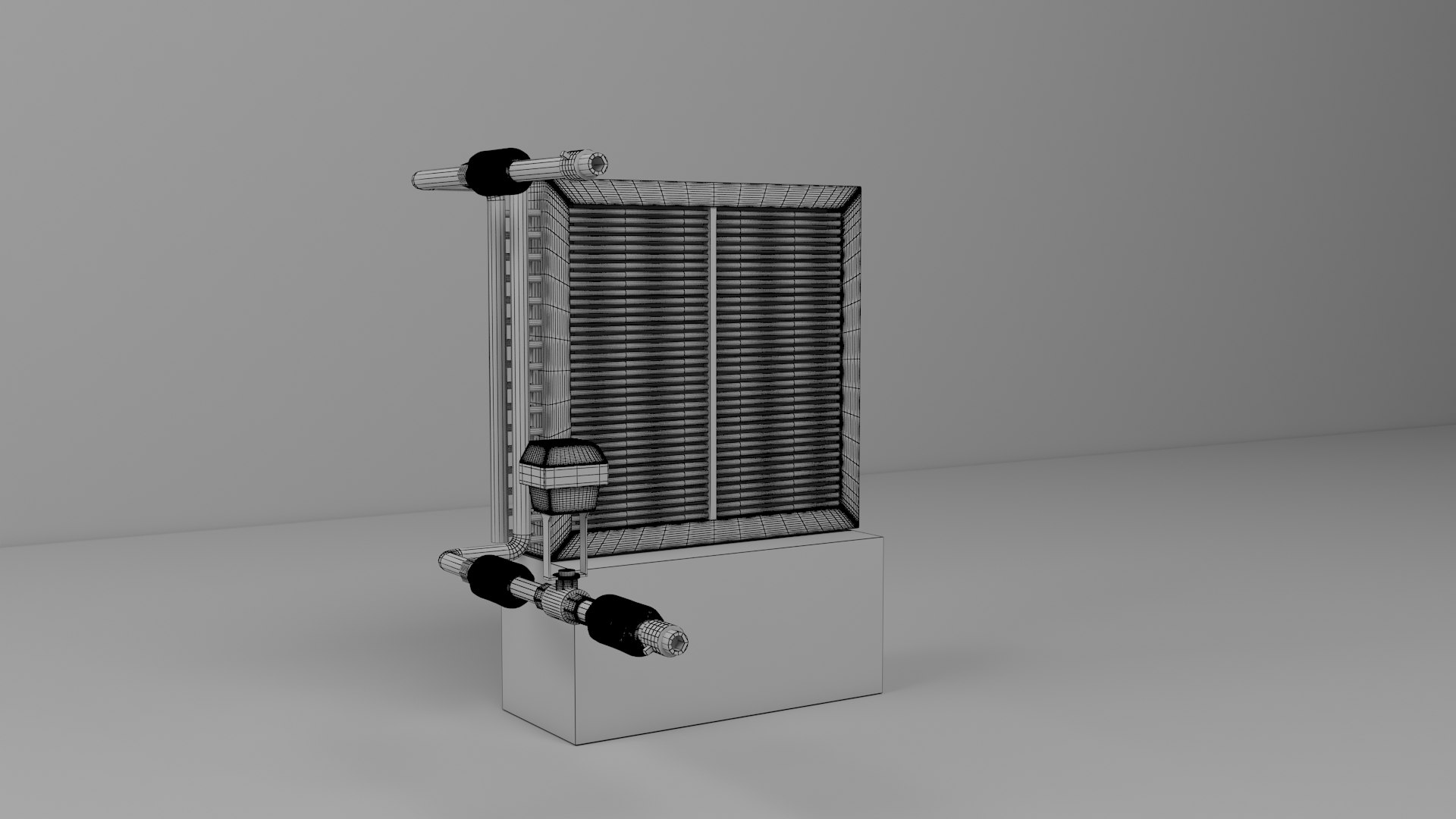 AHU Cooling Coil Element 3D Model - TurboSquid 2064456