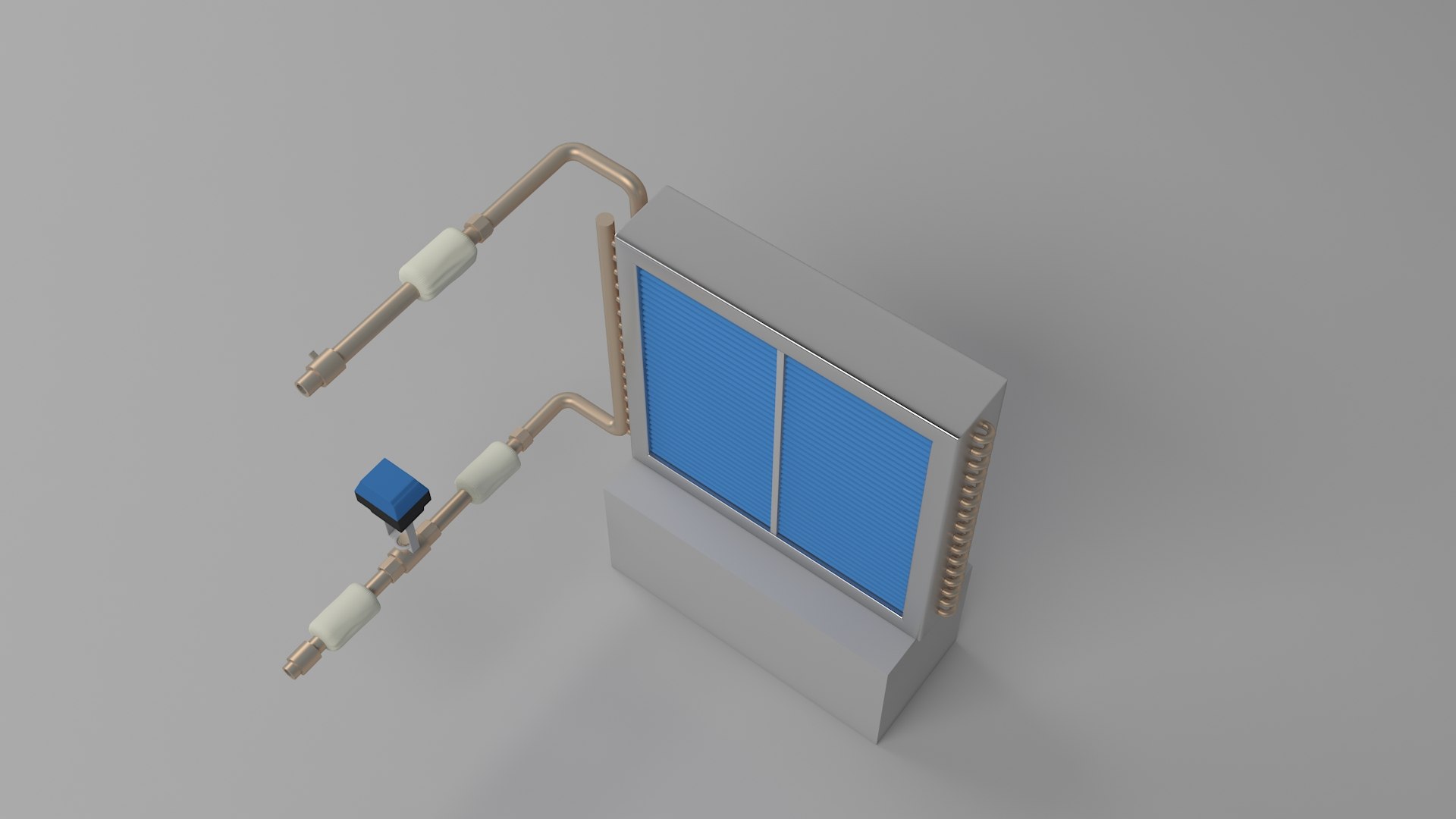 AHU Cooling Coil Element 3D Model - TurboSquid 2064456