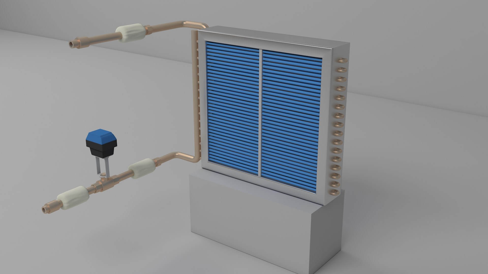 AHU Cooling Coil Element 3D Model - TurboSquid 2064456