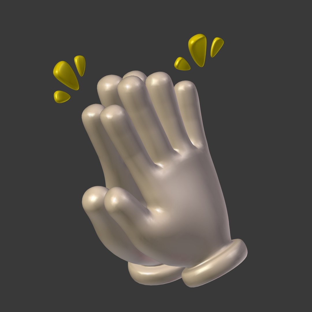 Cartoon hand model - TurboSquid 1582616