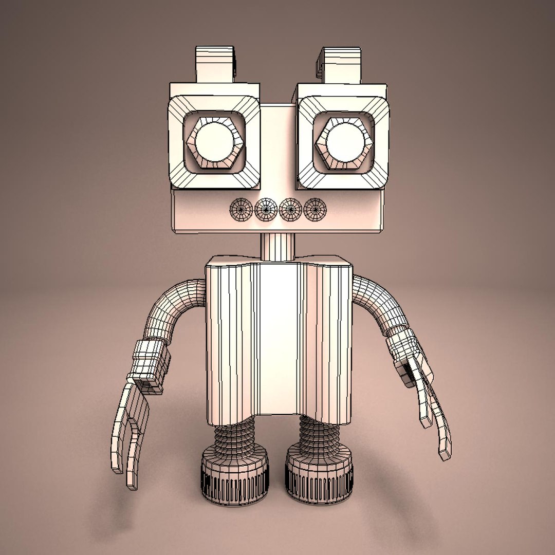 3d Little Robot