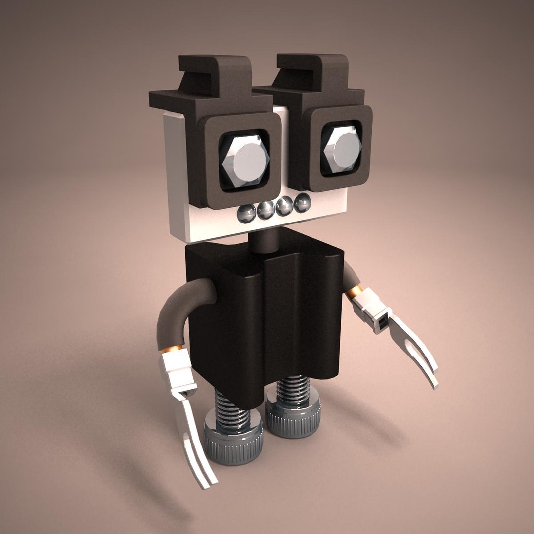 3d Little Robot