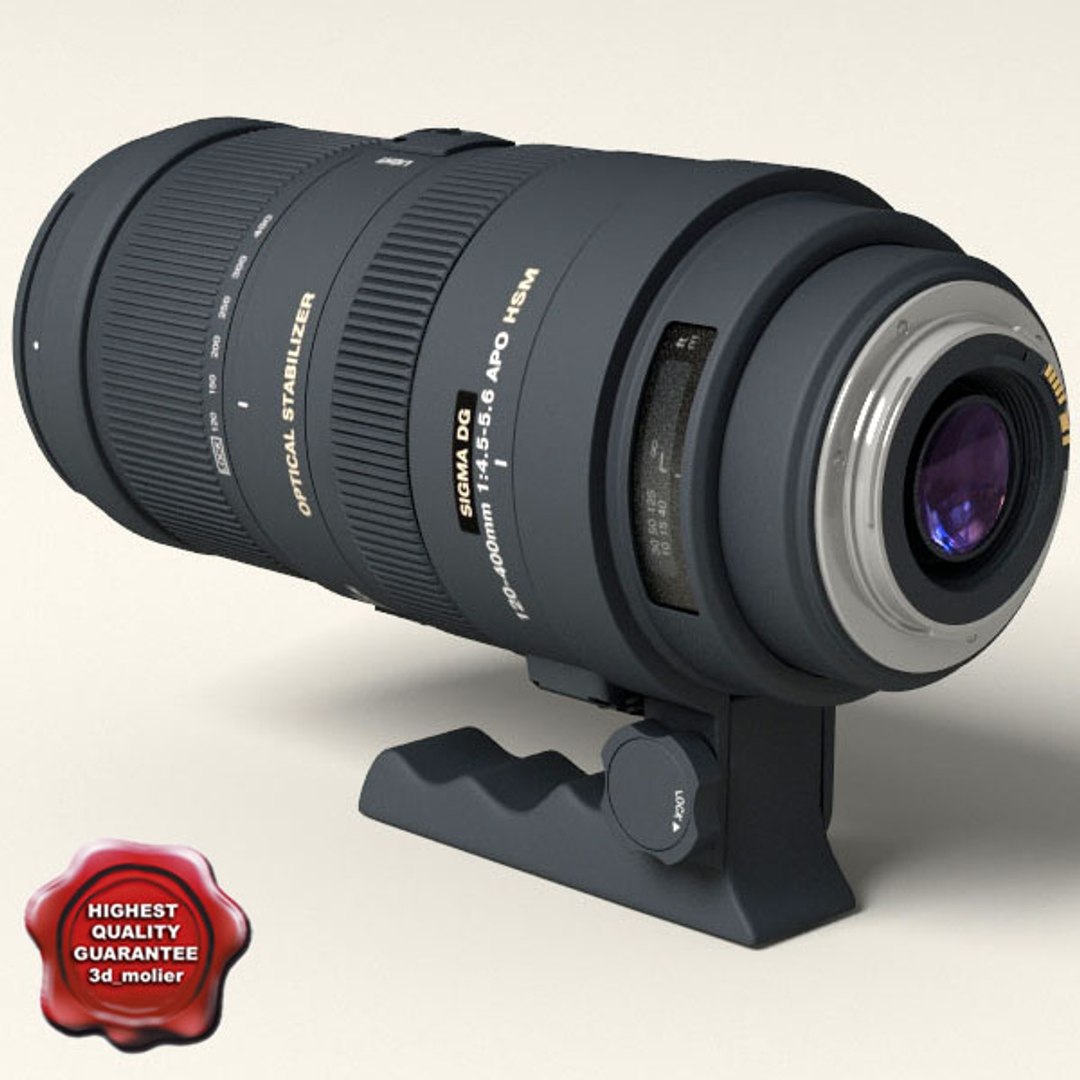 optical stabilizer sigma 80-400mm 3d model