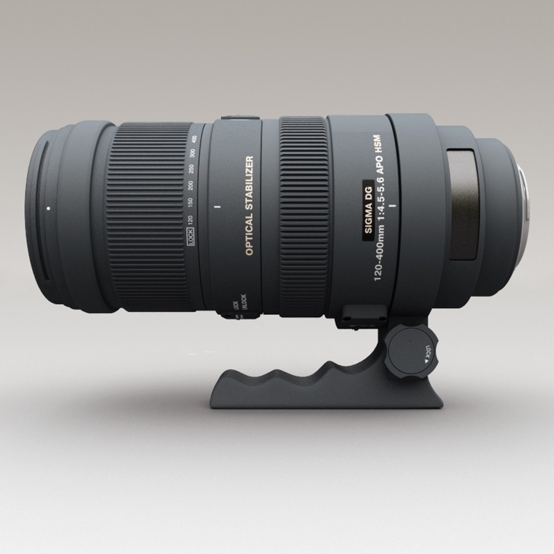 optical stabilizer sigma 80-400mm 3d model