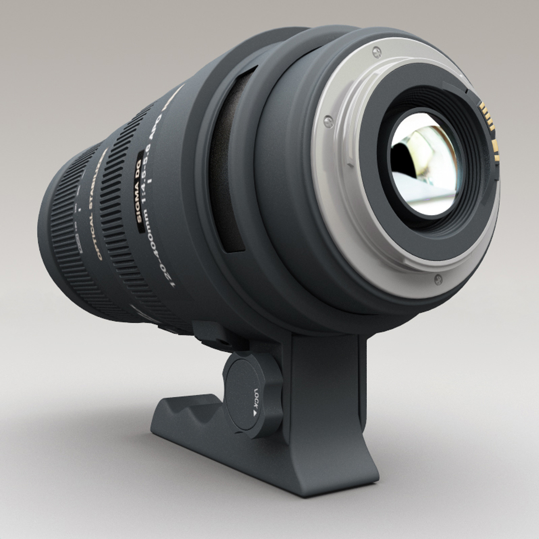 optical stabilizer sigma 80-400mm 3d model