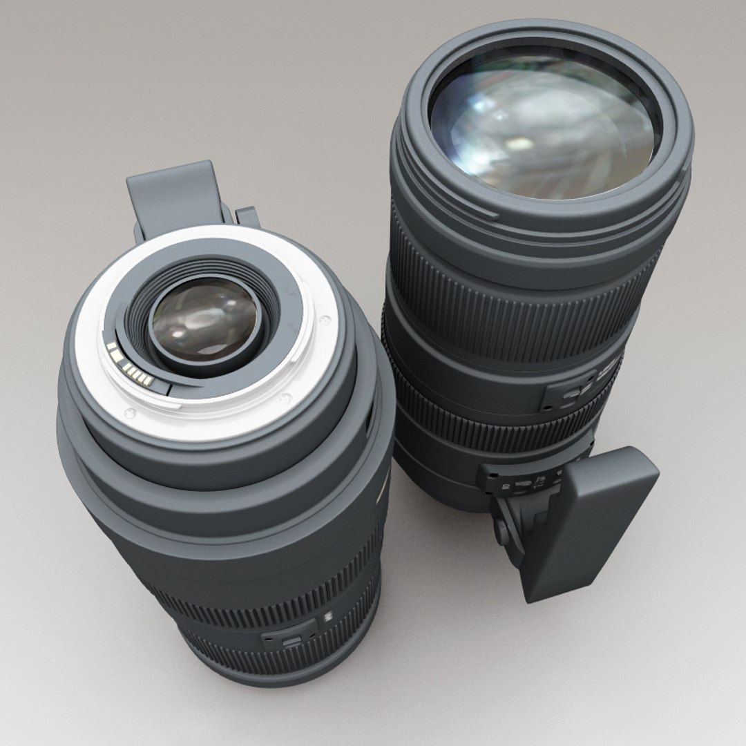 optical stabilizer sigma 80-400mm 3d model