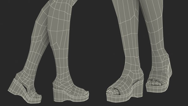 어두운 피부 비키니 소녀 서있는 포즈 3D 모델 - TurboSquid 1658730